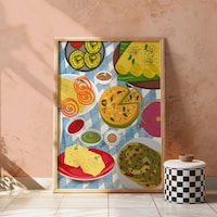 Marathi Months Calendar Wall Art: 3D Indian Folk Decor, 15 Inch - Etsy ...