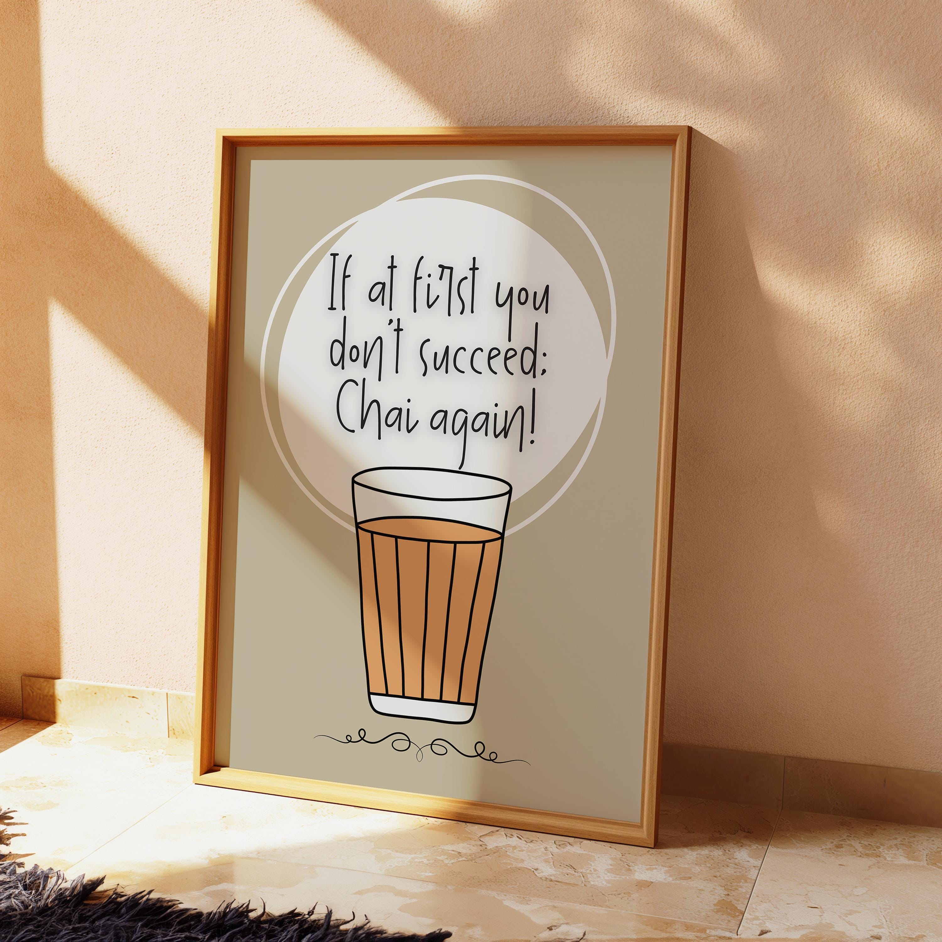 Funny Chai Lover Print: Indian Tea Art (digital Download) - Etsy