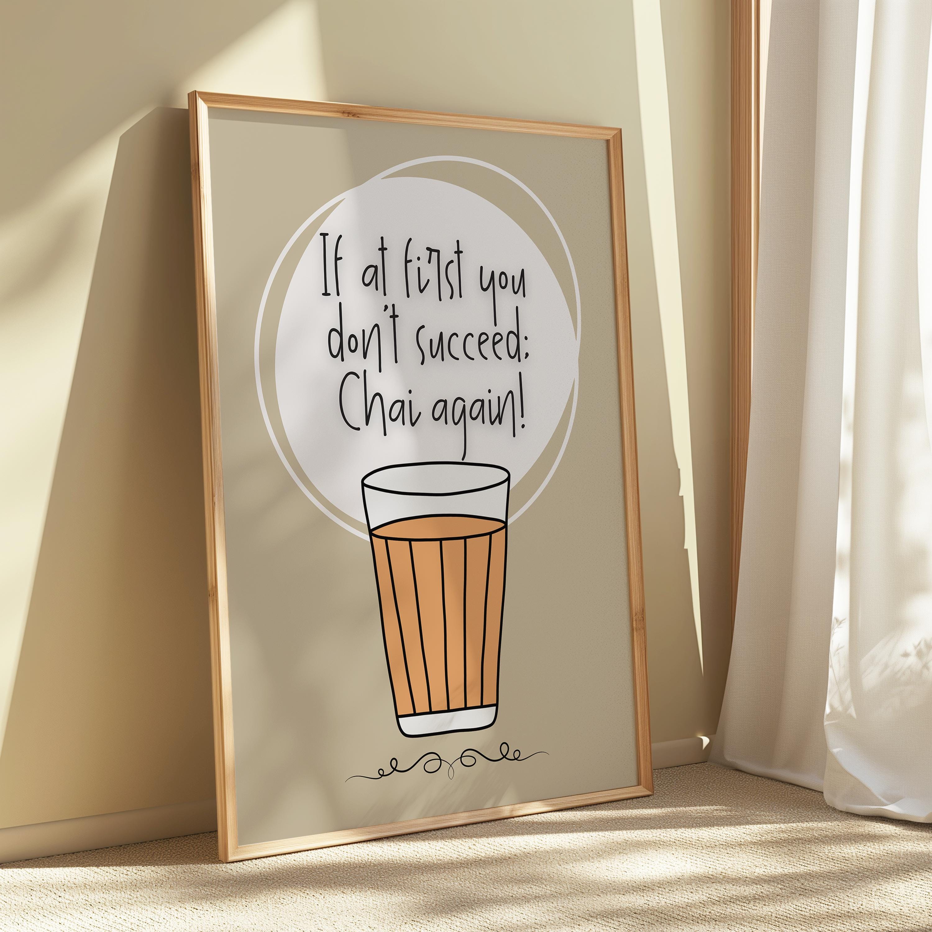 Funny Chai Lover Print: Indian Tea Art (digital Download) - Etsy