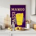 Mango Lassi Art Print Food Poster Modern Food Print Indian Food Art ...
