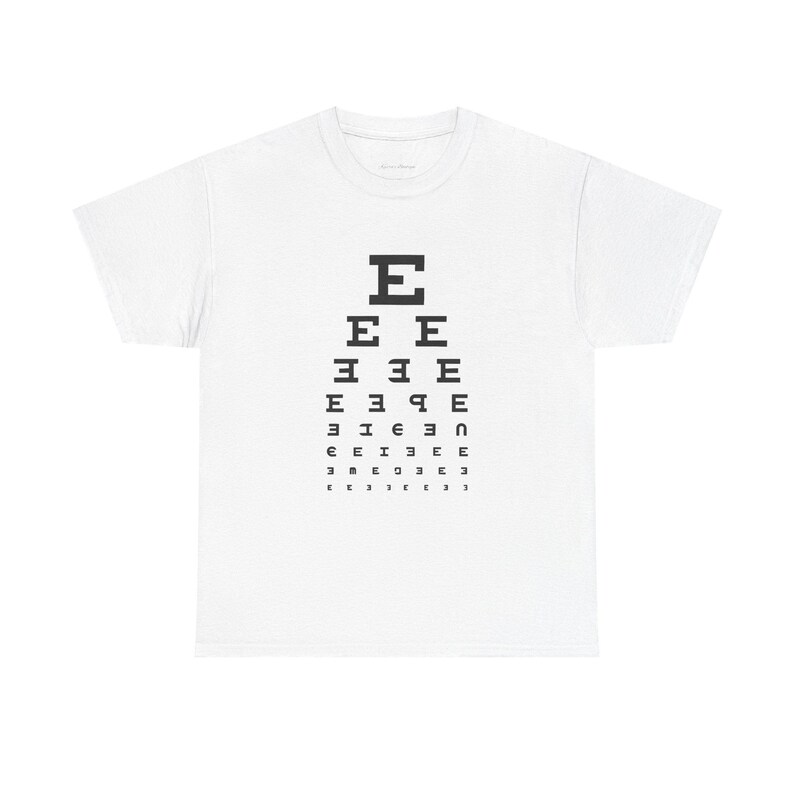 Funny Eye Chart T-shirt I SEE WHAT EVER Optical Humor Tee Sarcastic ...