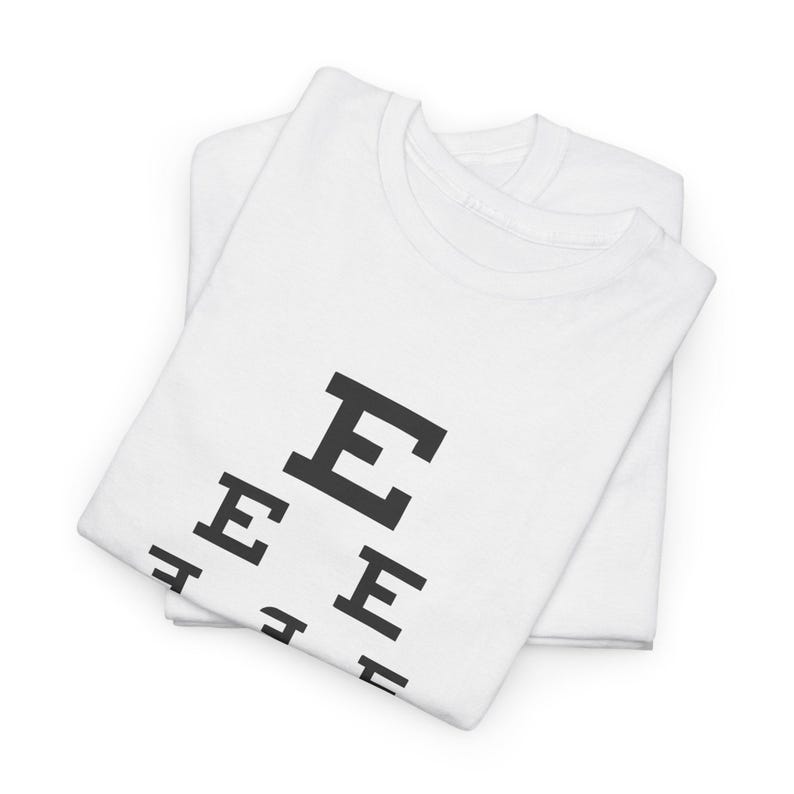 Funny Eye Chart T-shirt I SEE WHAT EVER Optical Humor Tee Sarcastic ...