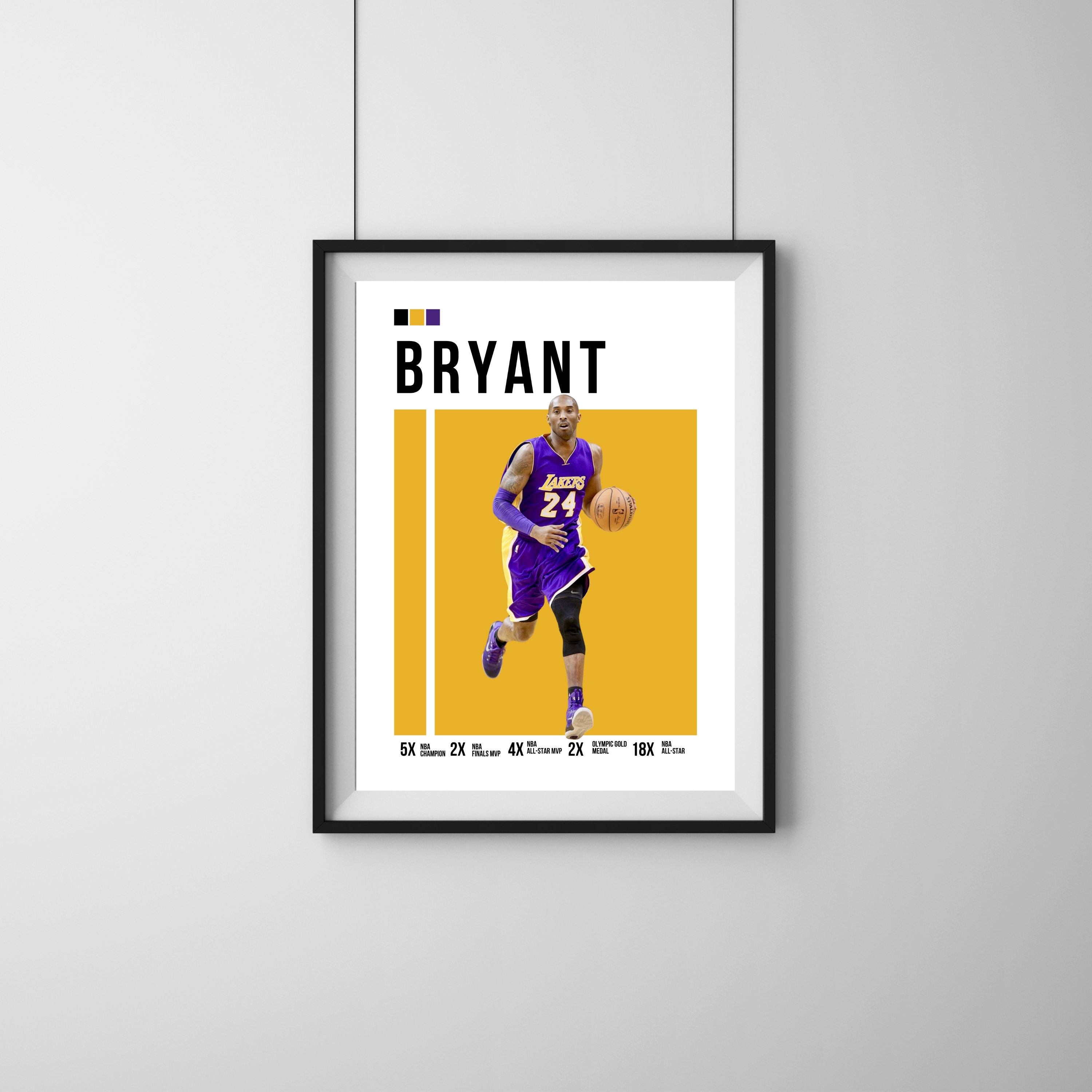NBA Goats Bryant Lebron and Curry Poster Bundler Printable NBA Poster ...