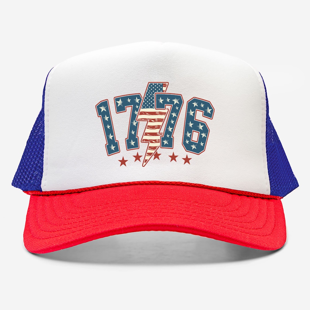 1776 Hat 1776 America Hat 4th of July Hat Patriotic Hat American Flag ...