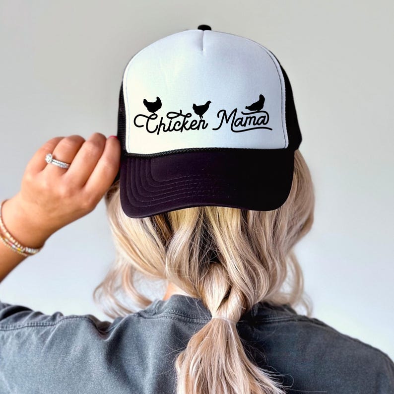 Chicken Mama Hat Trucker Hat for Women Mama Trucker Hat Collection Mom ...