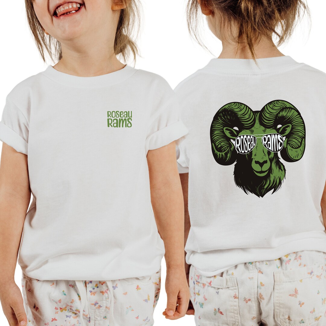 Kids Roseau Rams Tshirt Roseau Rams Shirt Roseau Rams With Aviator ...