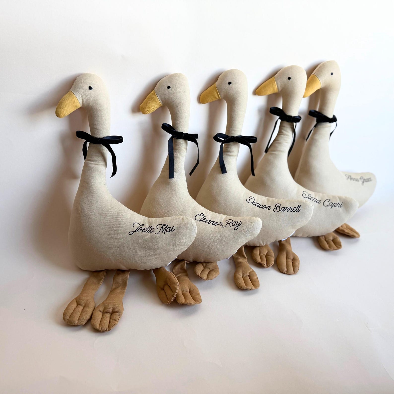 Nordic Plush Goose Toy Personalized Baby Shower Gift Goose Theme ...