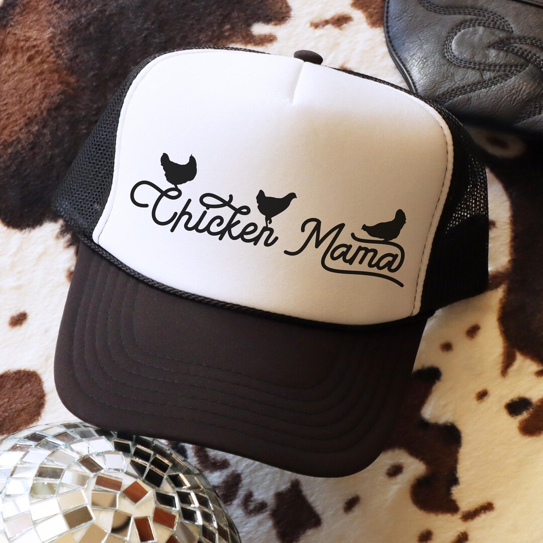 Chicken Mama Hat Trucker Hat for Women Mama Trucker Hat Collection Mom ...