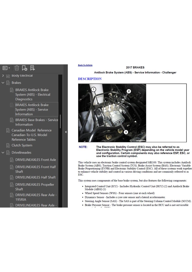 DODGE Challenger 2015-2017 All Engines Workshop Manual + Wiring Service Repair Workshop Instant ...