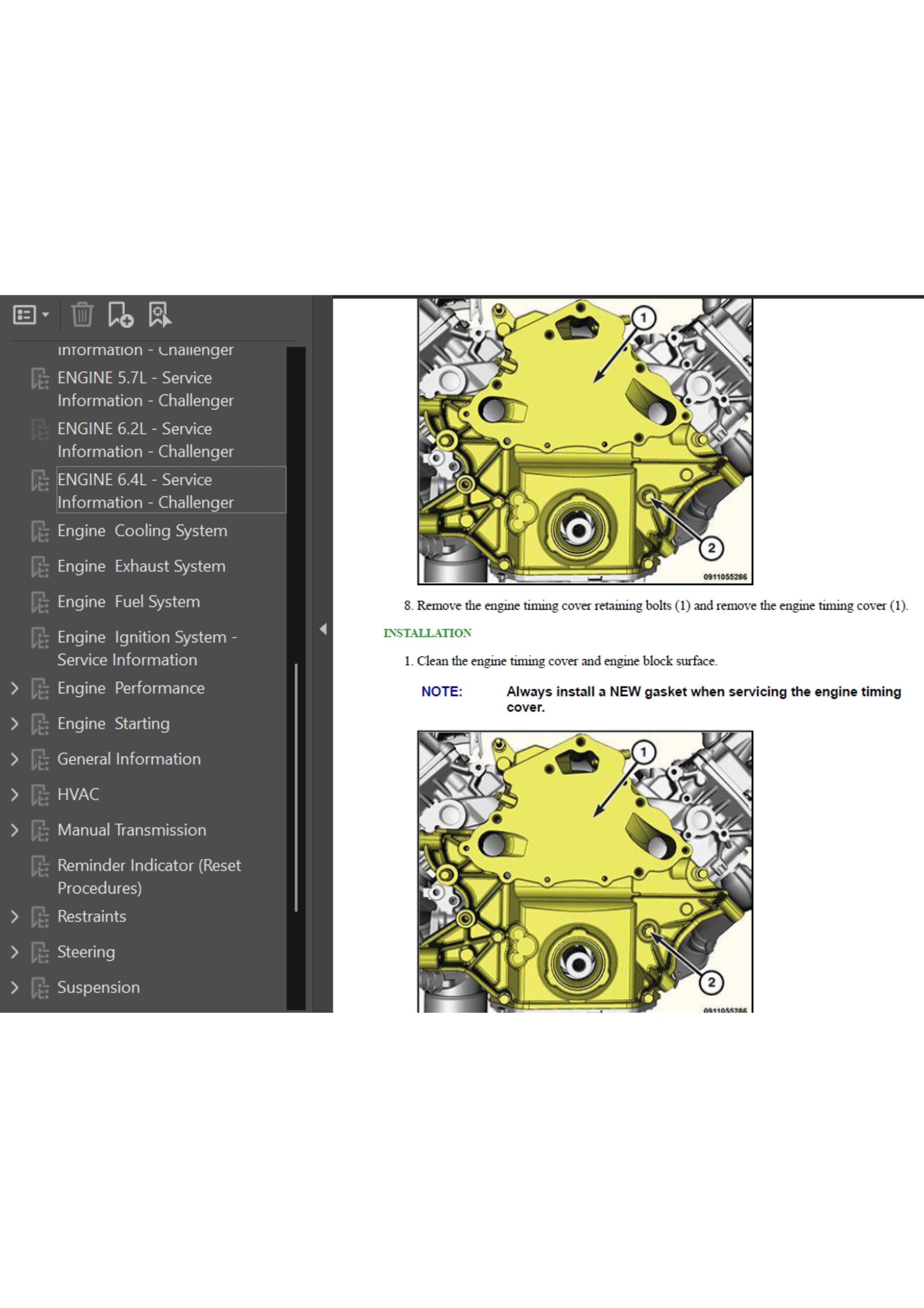 DODGE Challenger 2015-2017 All Engines Workshop Manual + Wiring Service Repair Workshop Instant ...