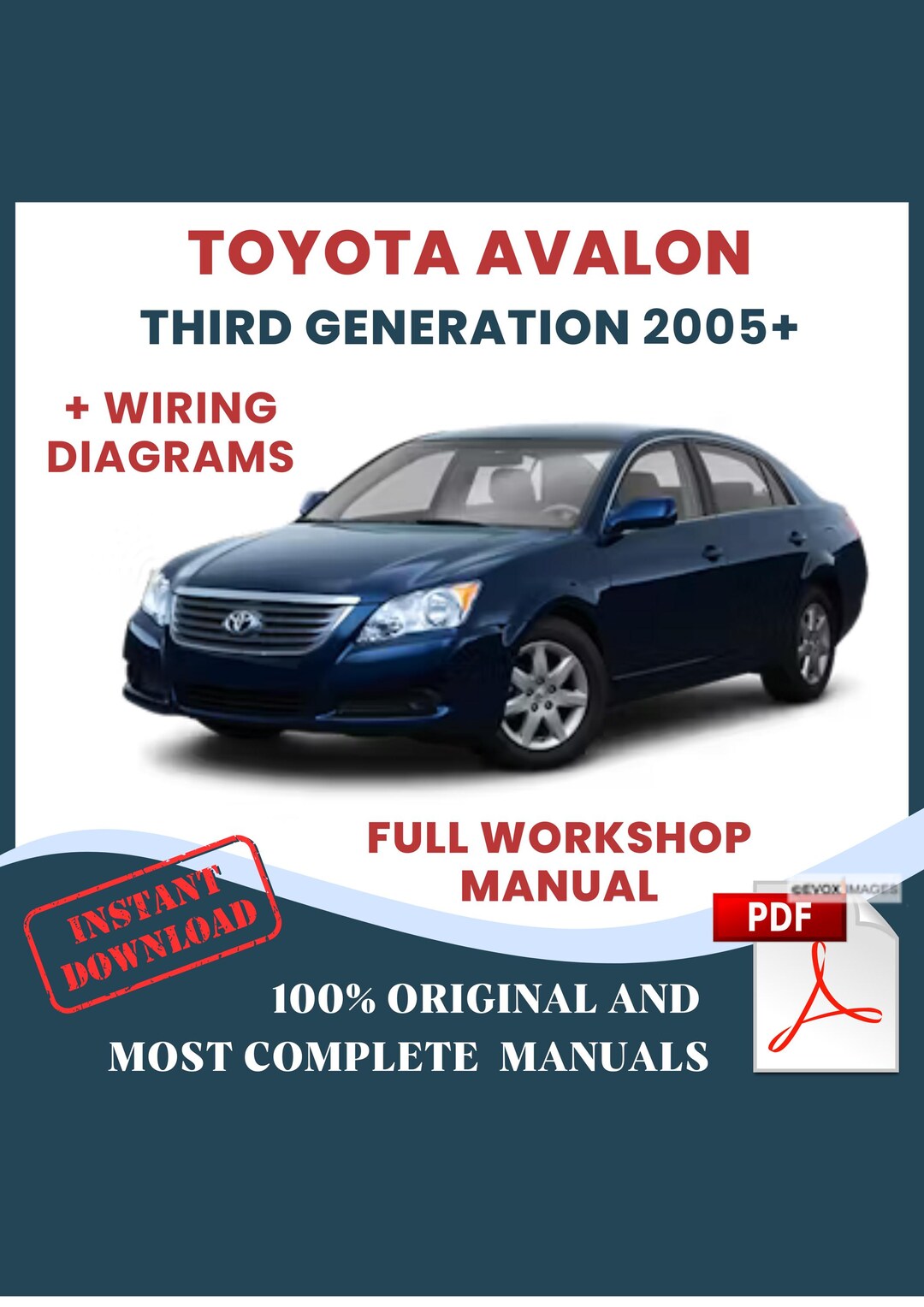 Toyota Avalon From 2005 Car Repair Manual: Workshop DIY Guide ...