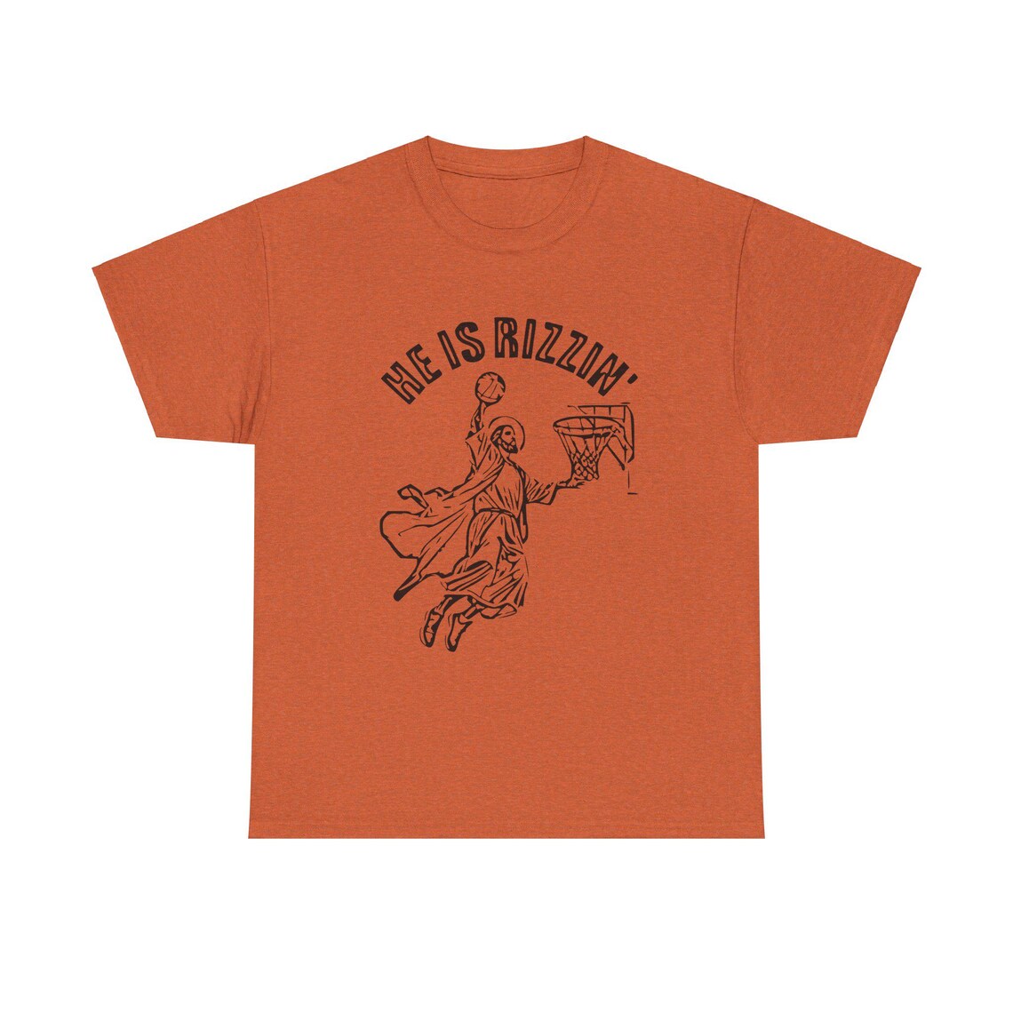 Christian Basketball Tee, Jesus Slam Dunk Shirt, Religious Graphic ...