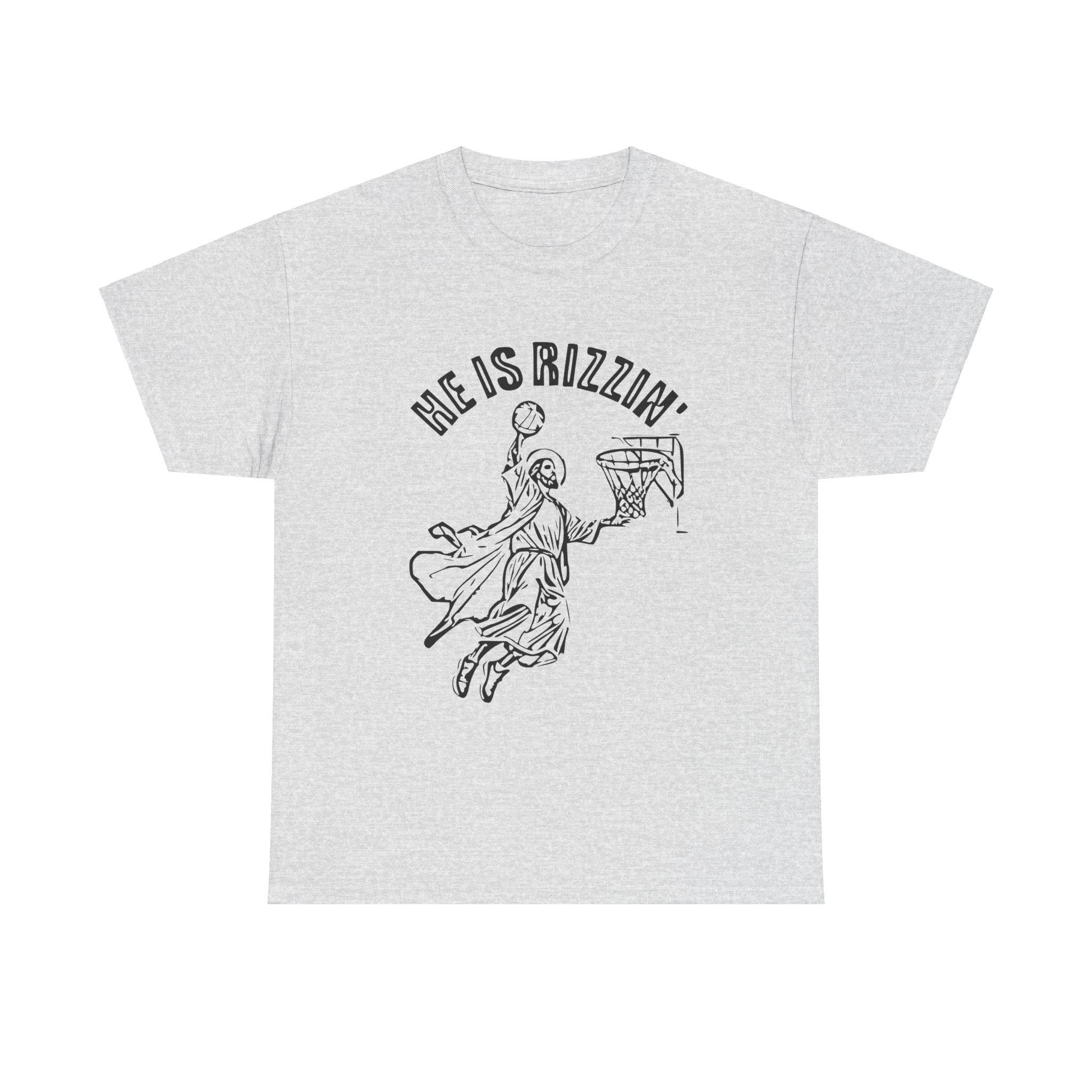 Christian Basketball Tee, Jesus Slam Dunk Shirt, Religious Graphic ...