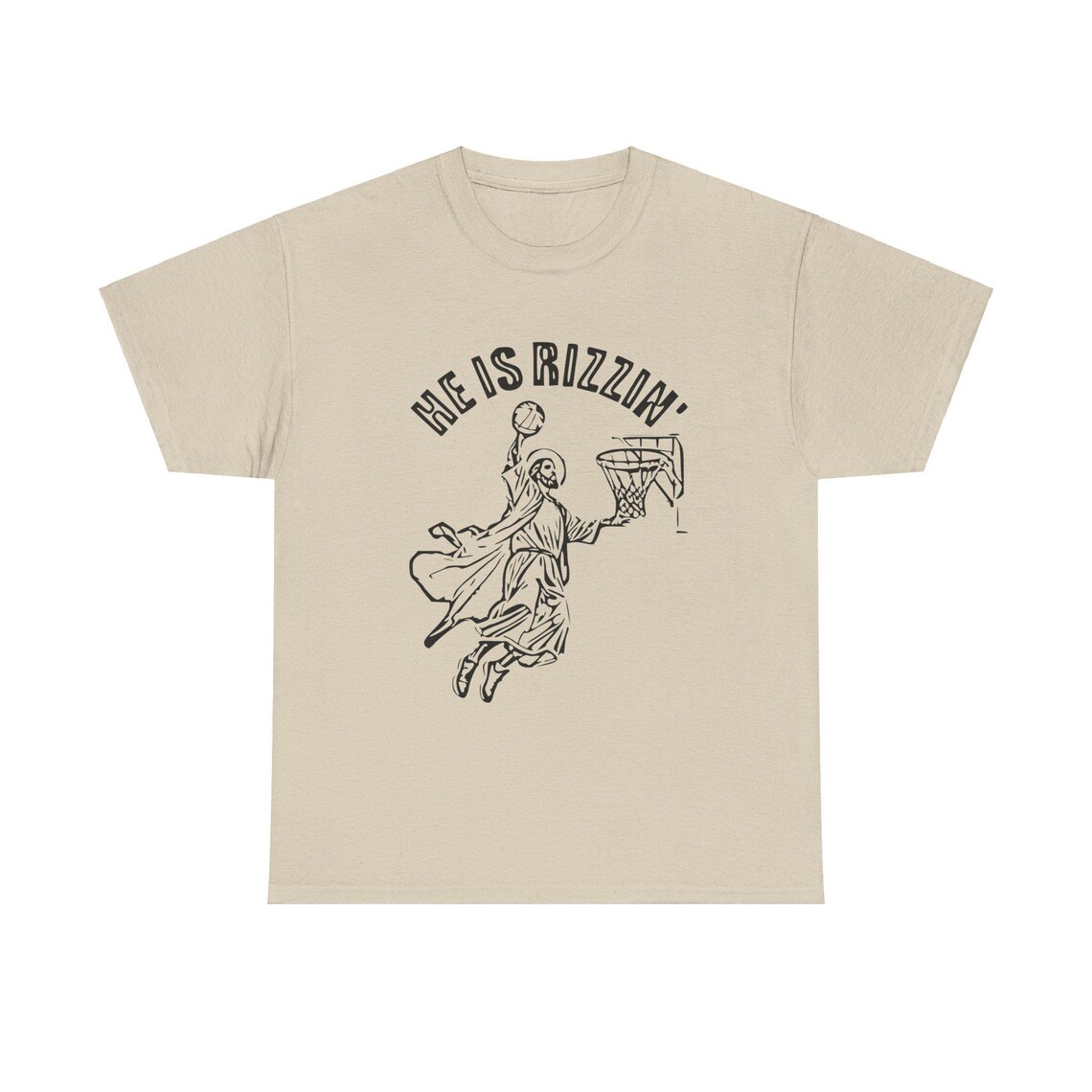 Christian Basketball Tee, Jesus Slam Dunk Shirt, Religious Graphic ...