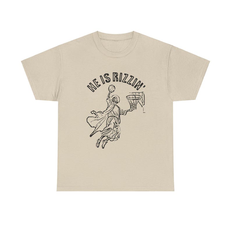 Christian Basketball Tee, Jesus Slam Dunk Shirt, Religious Graphic ...