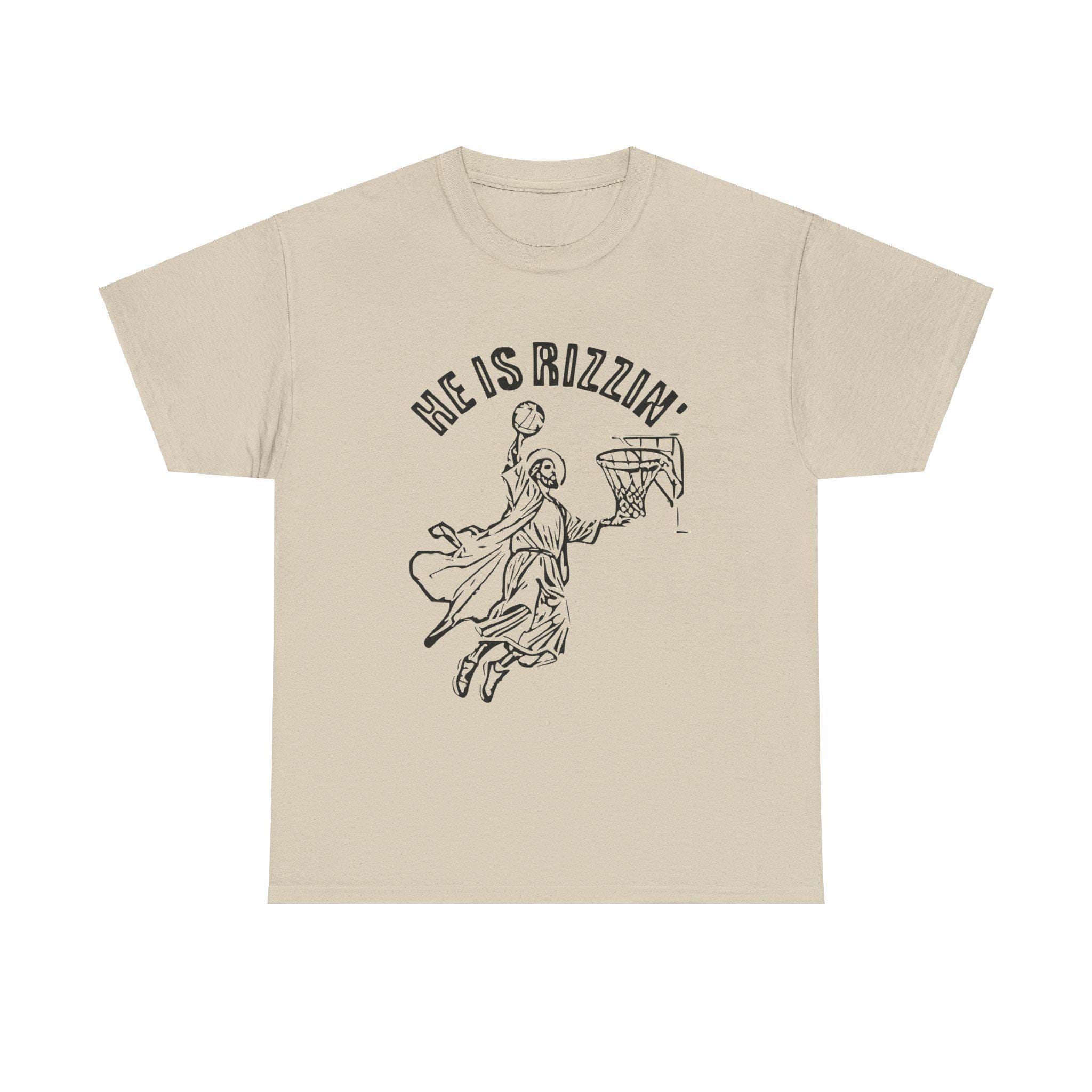 Christian Basketball Tee, Jesus Slam Dunk Shirt, Religious Graphic ...