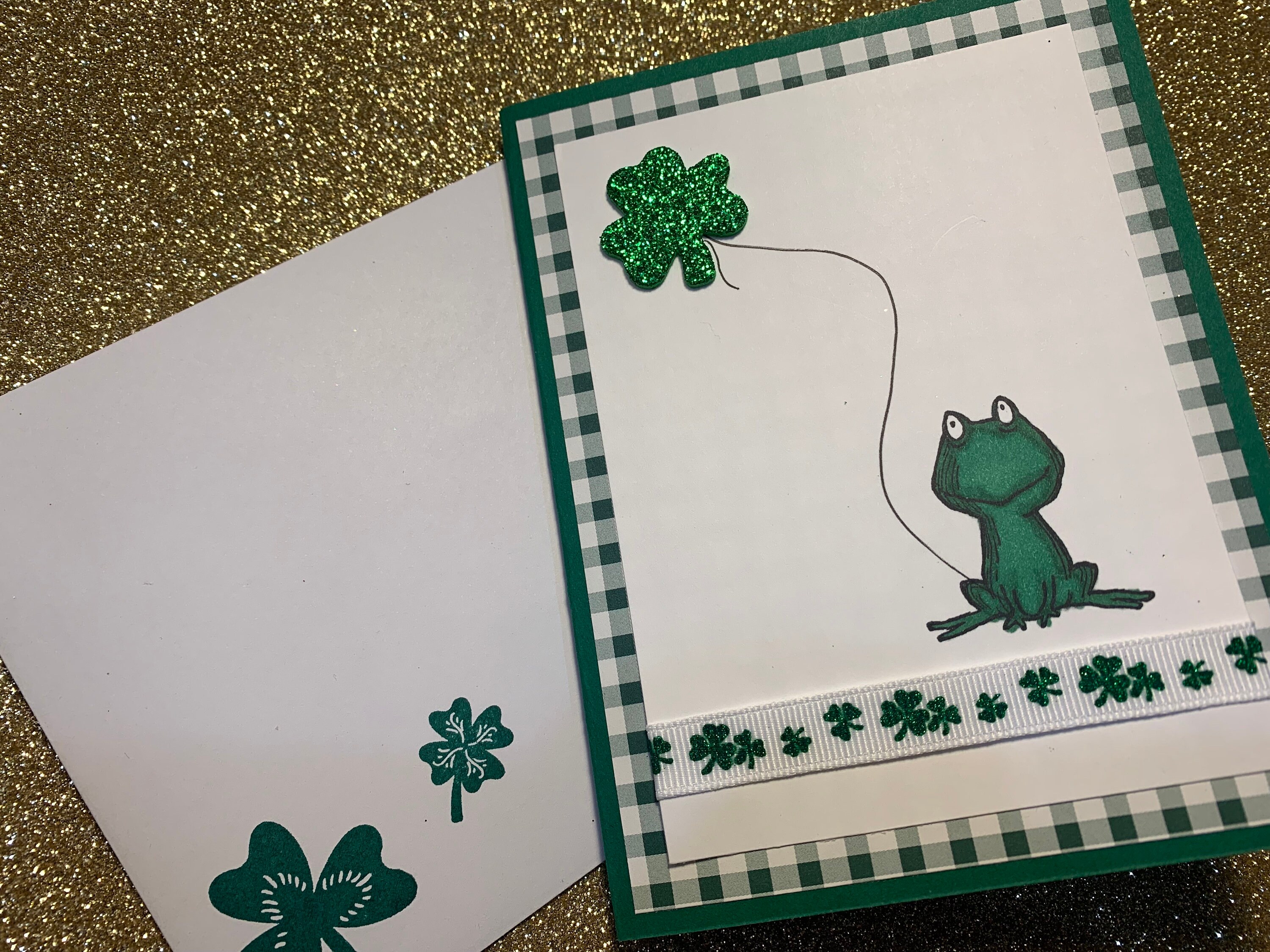 St Patrick’s Day Shamrock Greeting Card - Etsy
