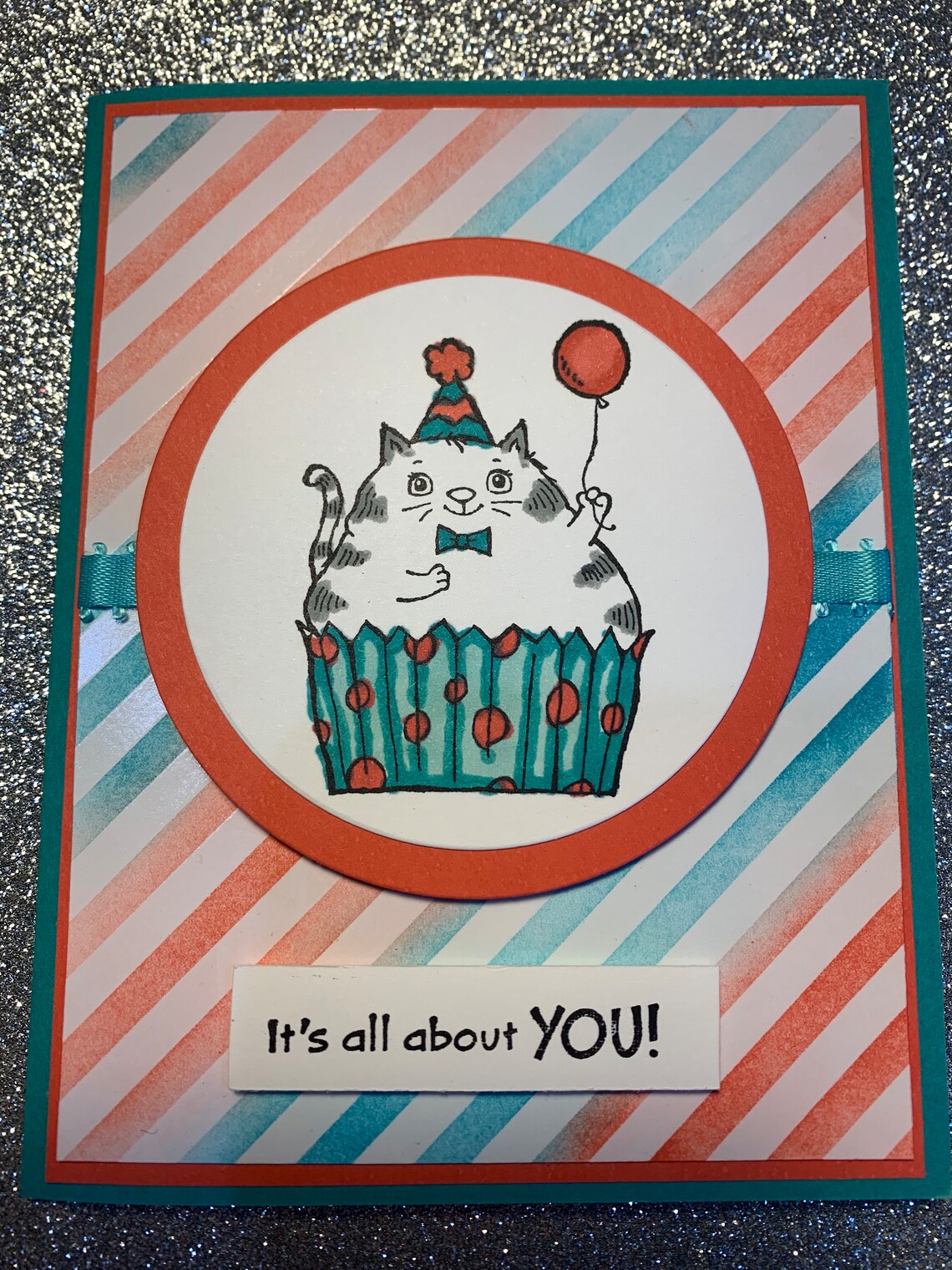 Happy Birthday Big Cat Greeting Card - Etsy