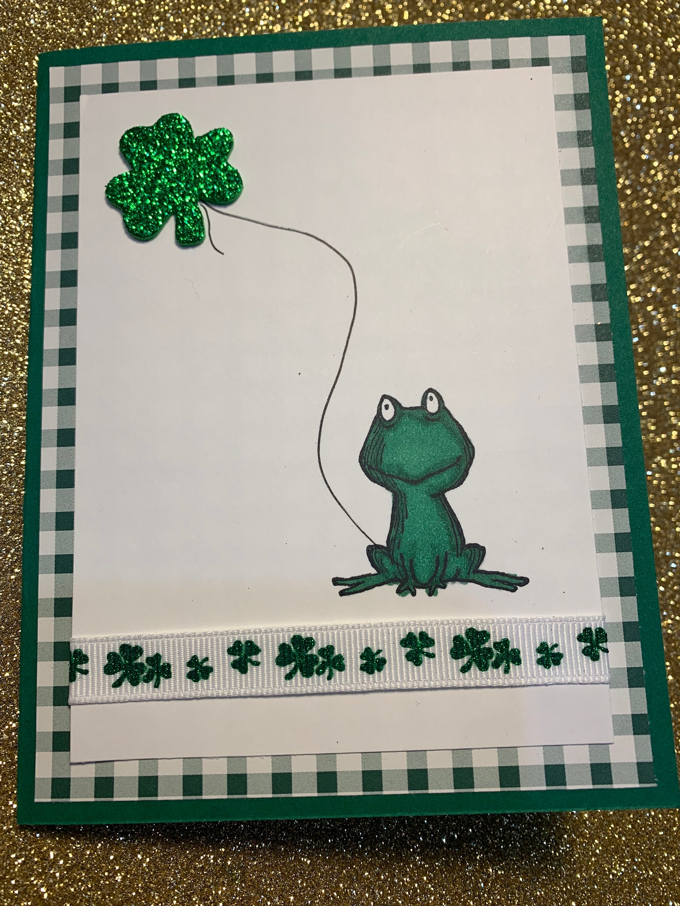 St Patrick’s Day Shamrock Greeting Card - Etsy