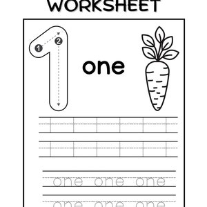 Number Tracing Worksheets (from 1-10), Downloadable Worksheets ...