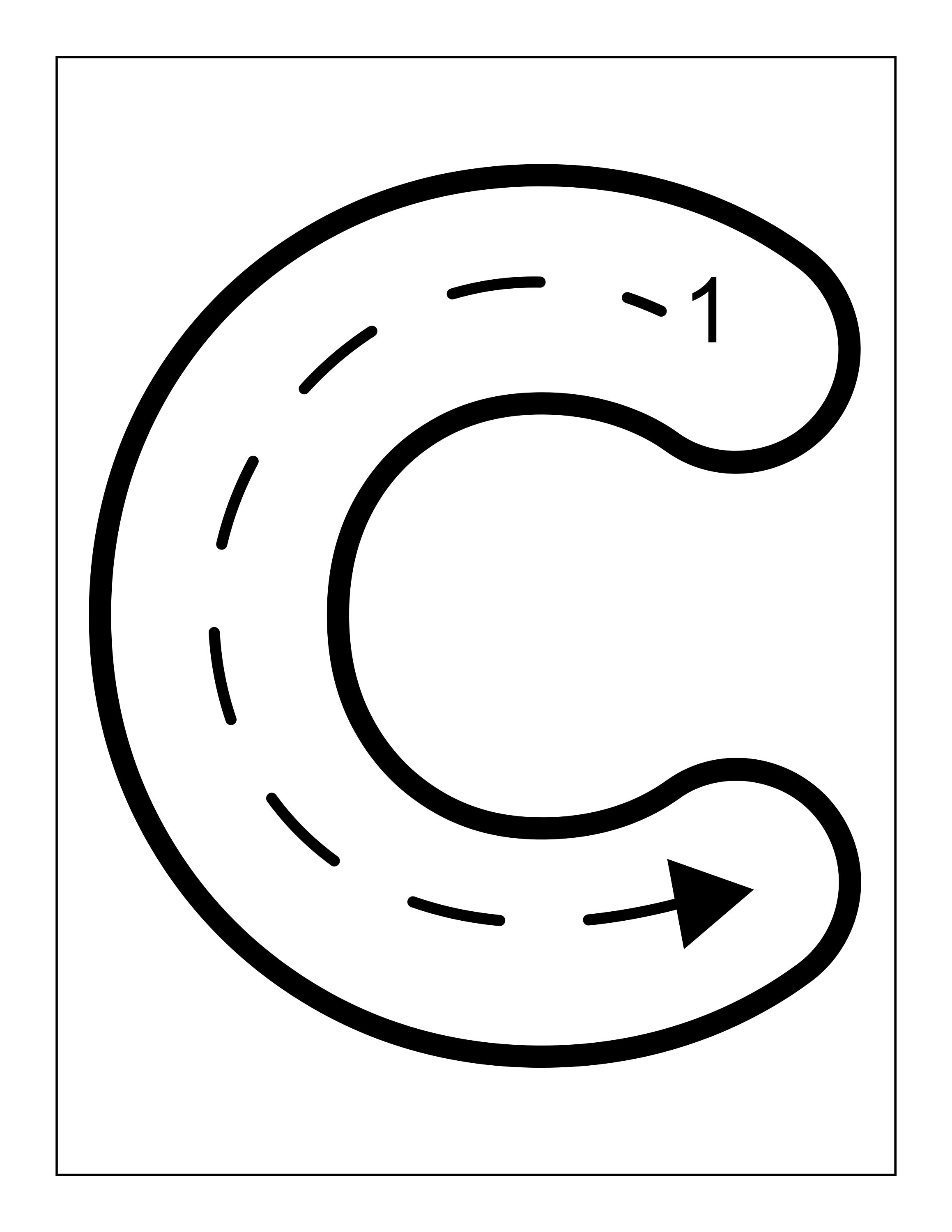 Uppercase ABC Tracing Worksheets (from Letter A to Z), Downloadable ...