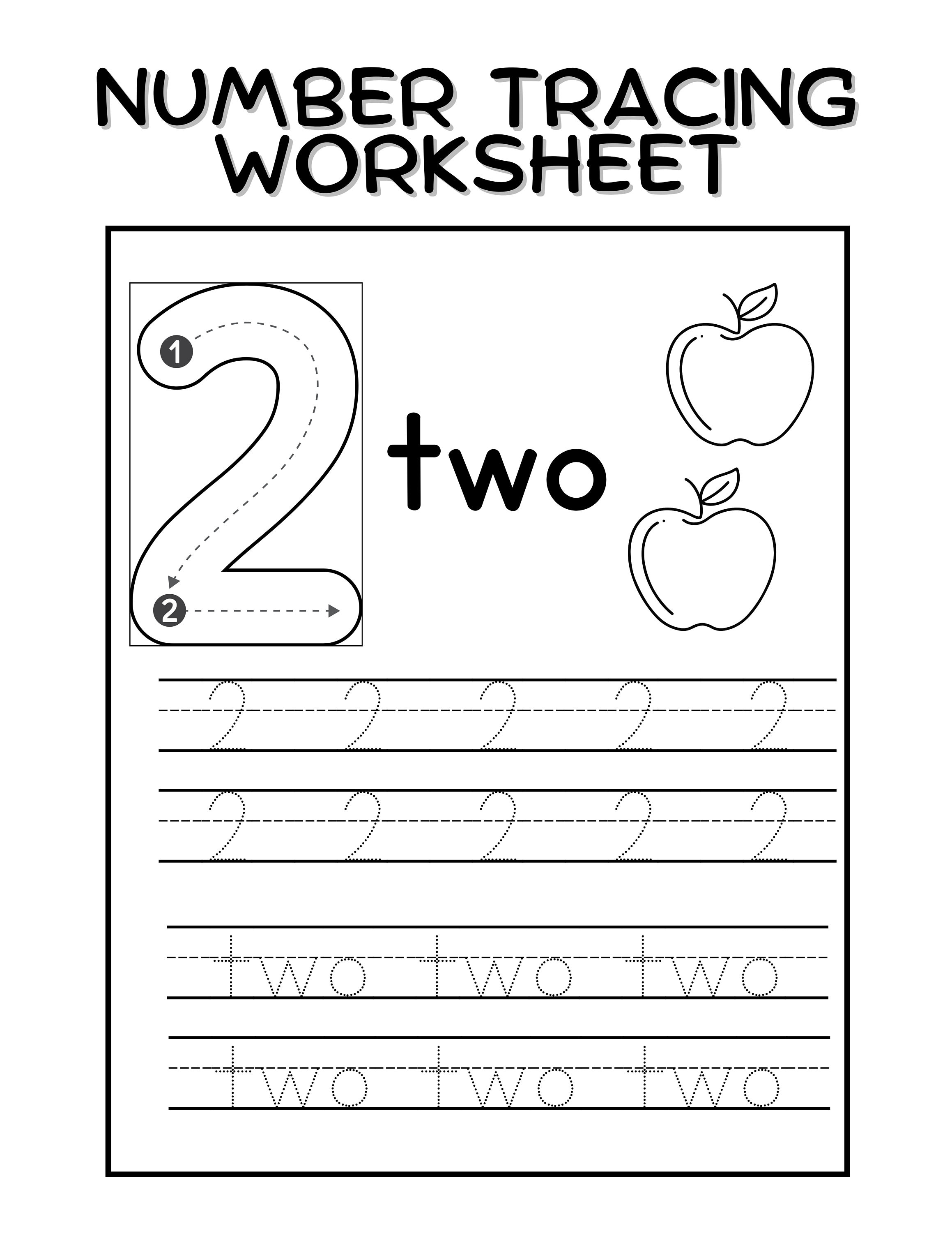 Number Tracing Worksheets (from 1-10), Downloadable Worksheets ...