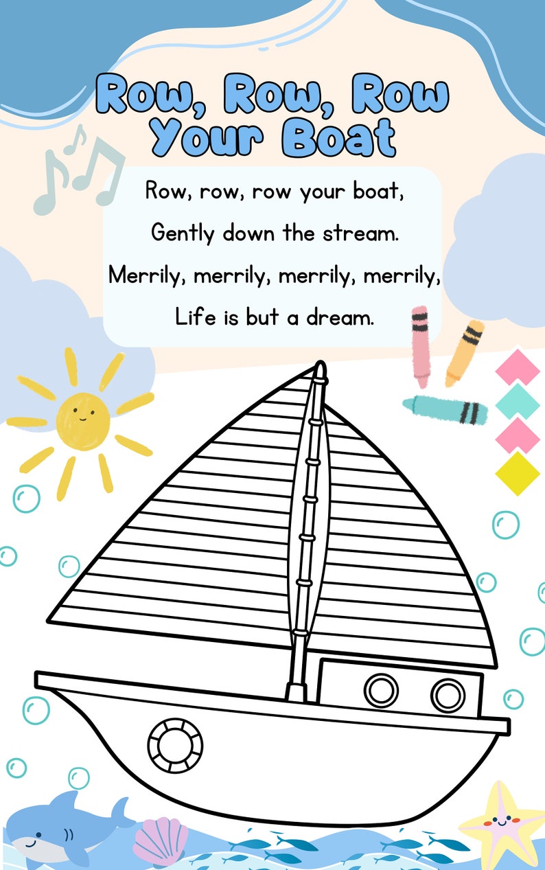 Bundle!! - Nursery Rhymes Coloring Pages, Kids Coloring Pages ...