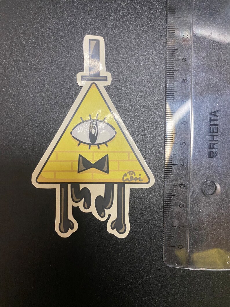 Gravity Falls, Bill Cipher, Sticker 6 X 10 Cm - Etsy