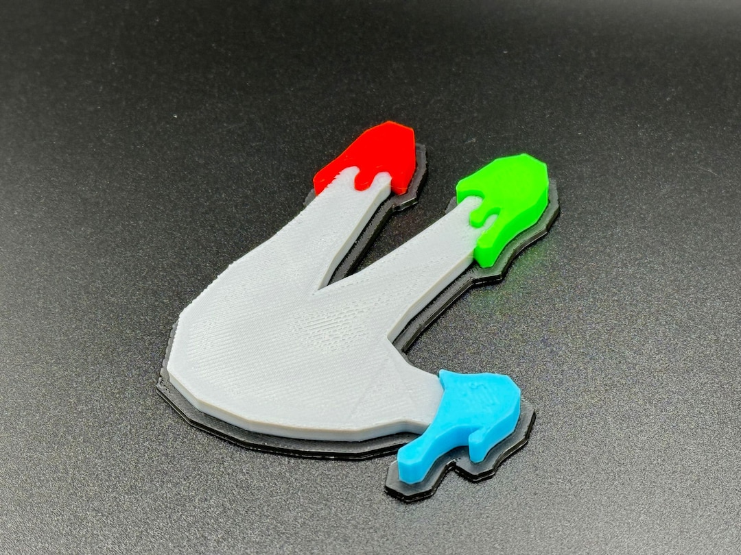 Wearable Finger Painter Badge From Gorilla Tag VR Game - Etsy UK