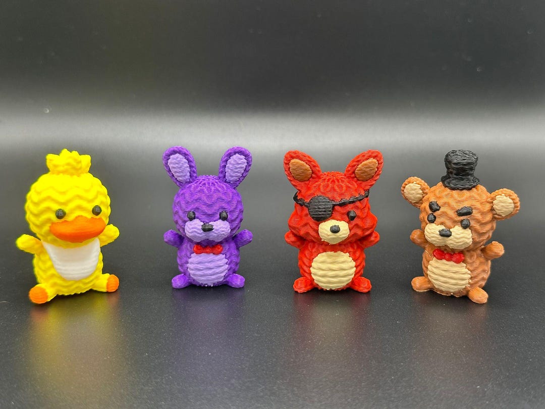 Five Nights at Freddies - FNAF - Mini Models (fan Art) - Etsy UK