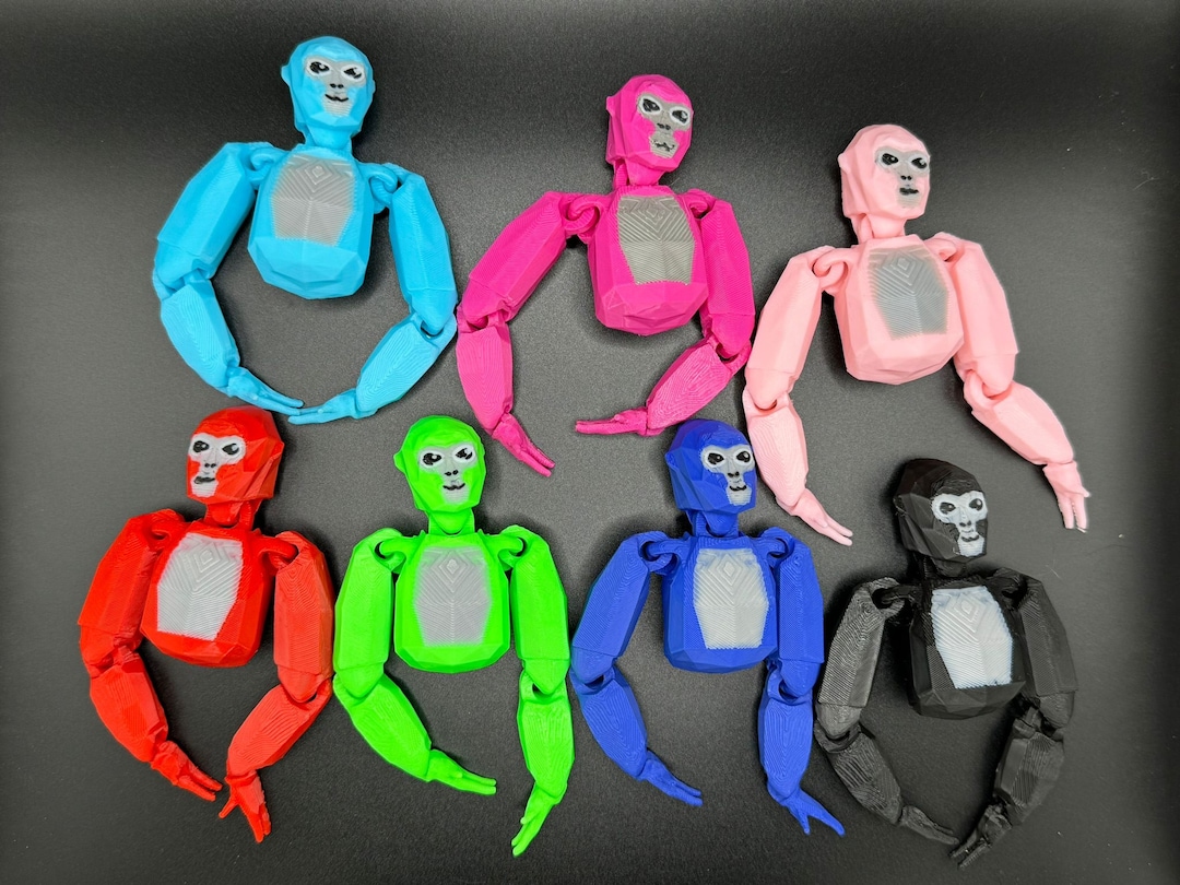 Gorilla Tag VR Game Toy - 4.9'' Flexi/flexy Articulated Toy - Etsy UK