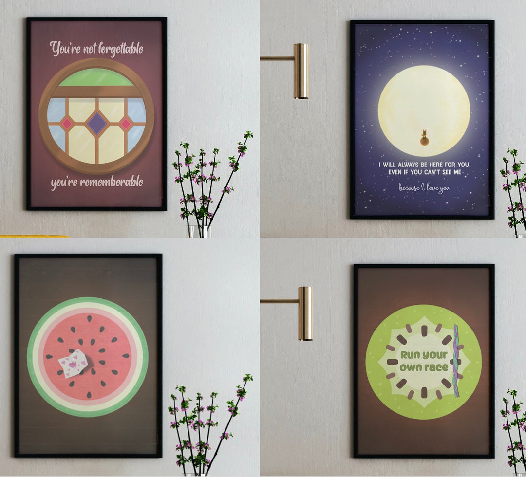 Bluey Inspired Nursery Posters Digital Bundle - Bluey Nursery Art ...