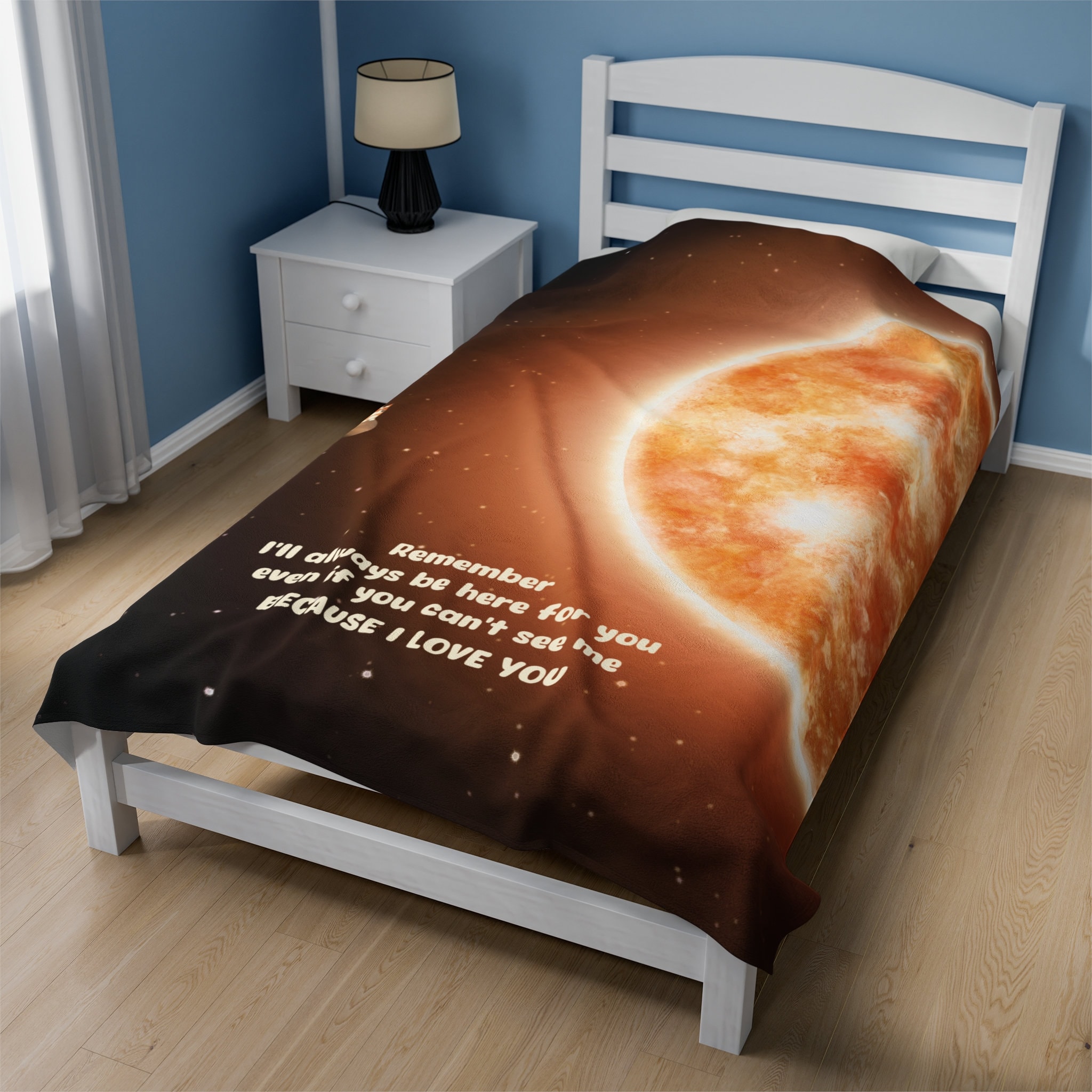 Bluey Sleepytime Inspired Velveteen Plush Blanket | Baby Blanket ...