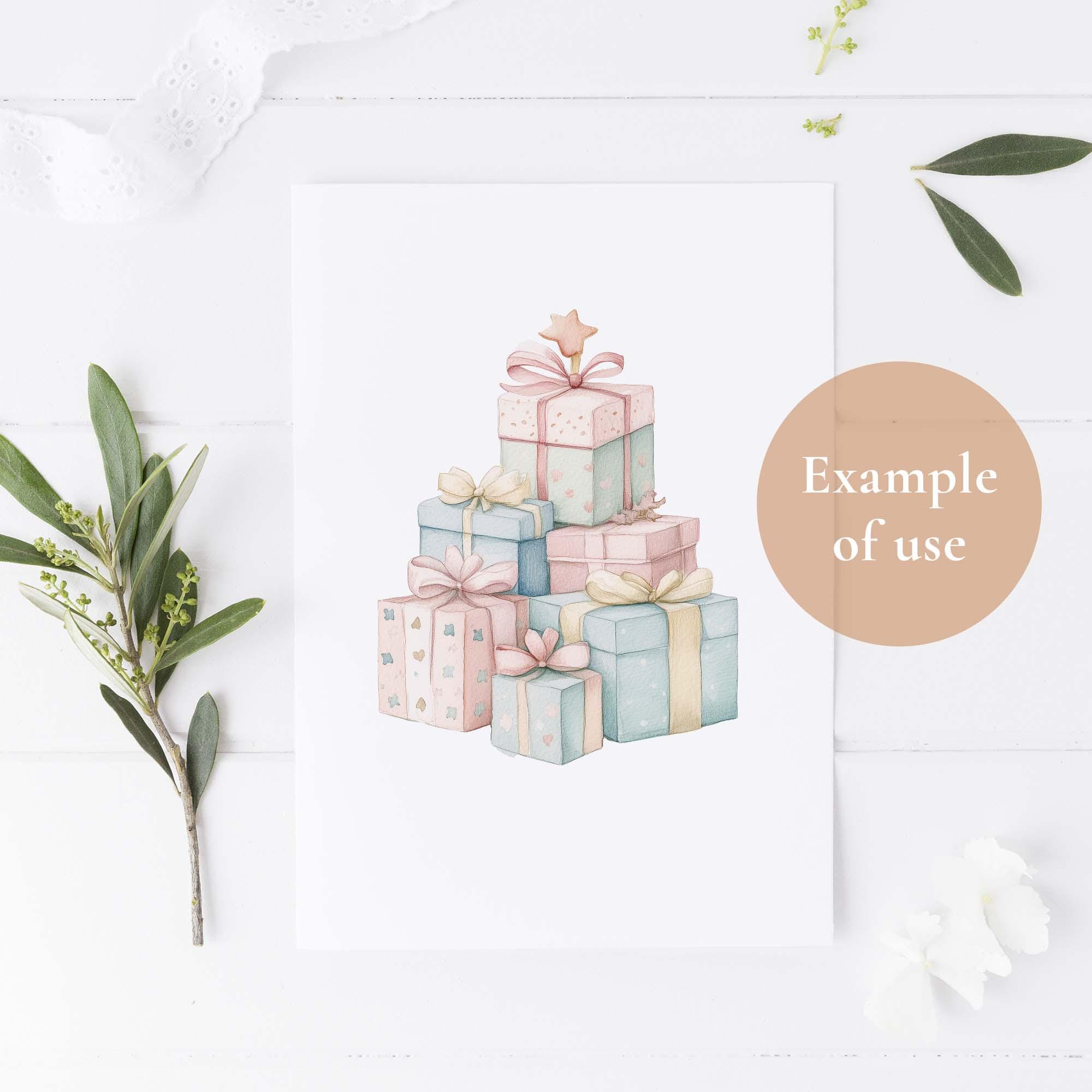 Coquette Christmas Clipart Set, Pink Christmas PNG, Christmas ...