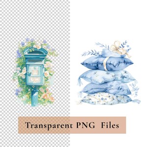 Cottagecore Clipart, Watercolor Spring Clipart, Farmhouse Bundle ...