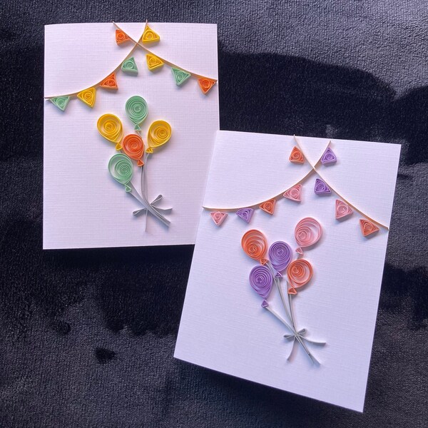 Quilled Birthday Cards - Etsy