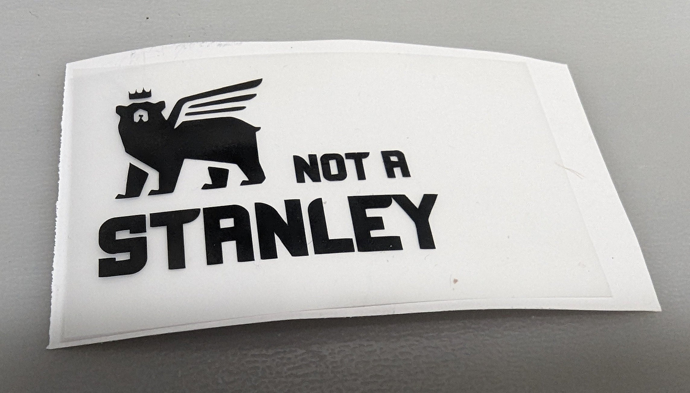 Not A Stanley Decal - Etsy