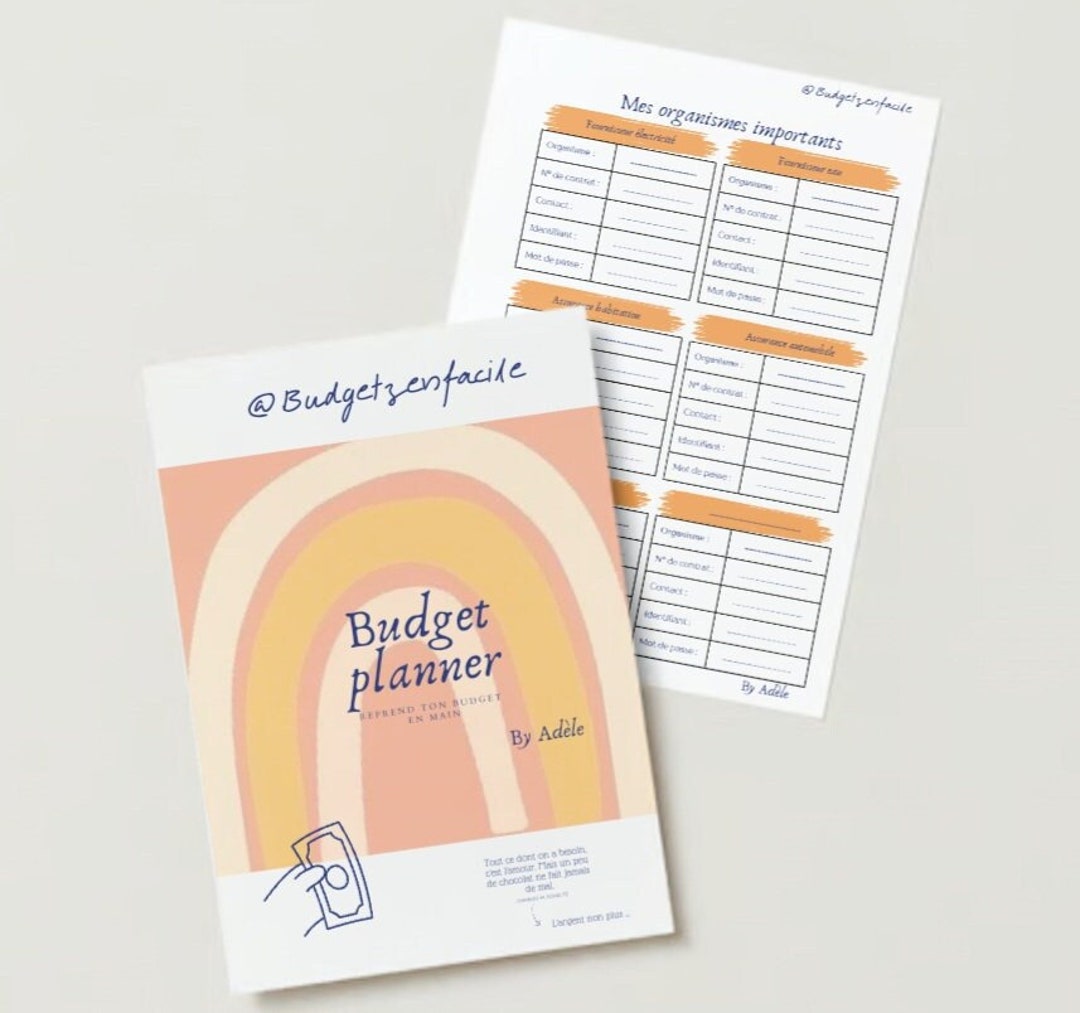 French Beginner Budget Planner to Download Print Complete - Etsy