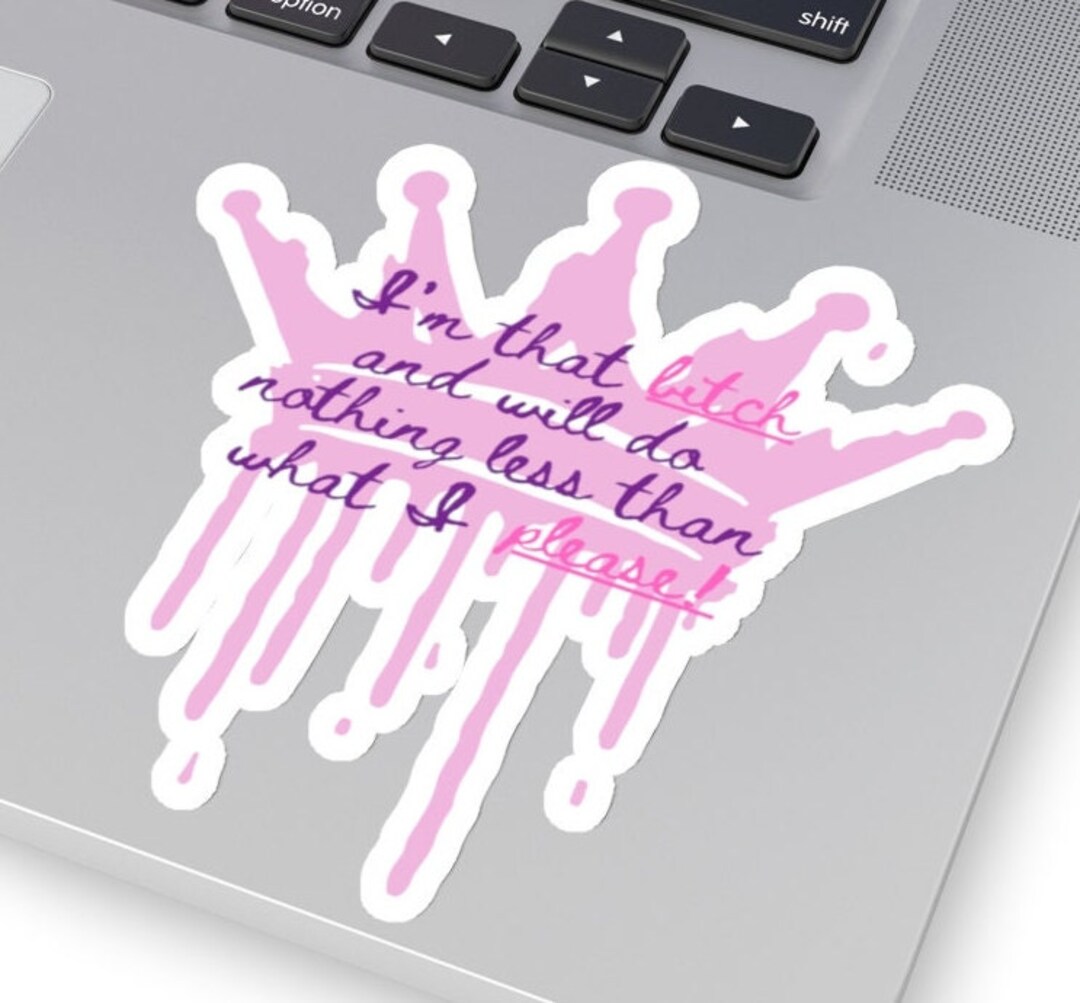 Hazbin Hotel Sticker, Velvette Quote, I'm That Bitch..., Velvette - Etsy