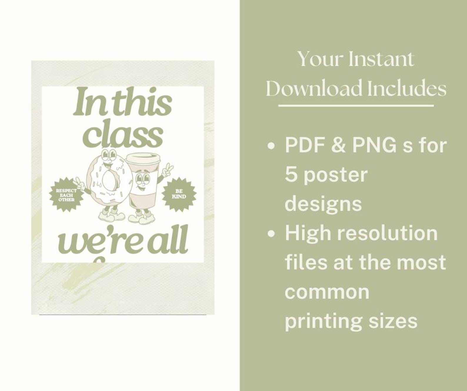 Gen Z Classroom Rules Poster Set - Etsy