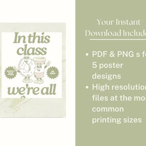 Gen Z Classroom Rules Poster Set - Etsy