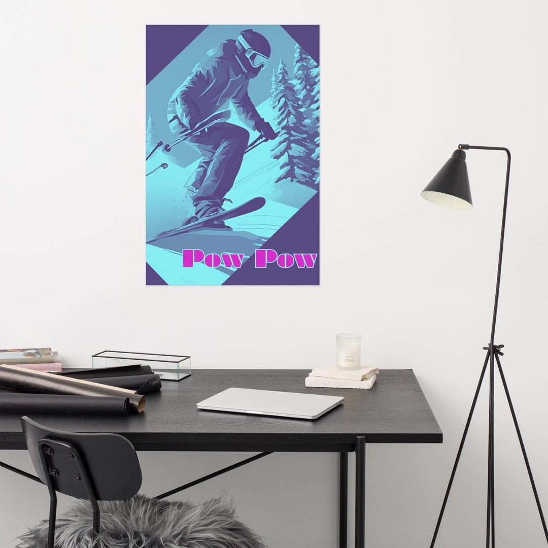 Pow Pow Poster - Etsy