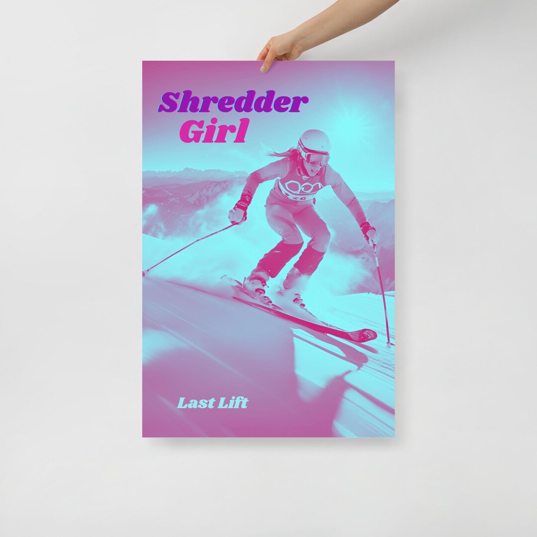 Shredder Girl Poster - Etsy