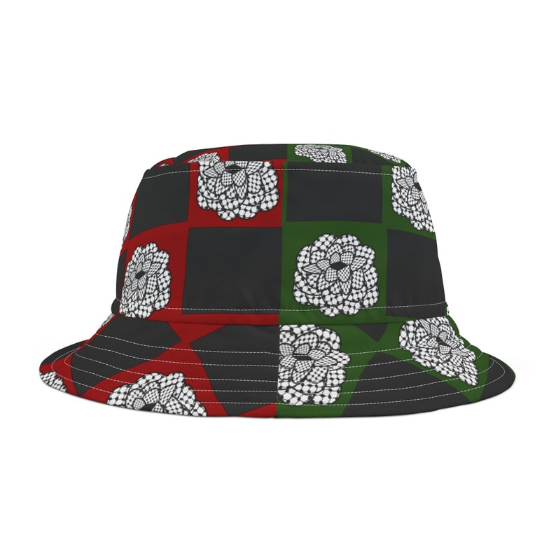 Keffiyeh Flower Palestine Bucket Hat AOP - Etsy