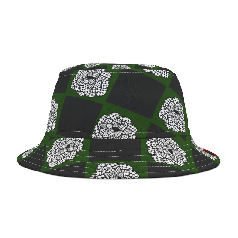Keffiyeh Flower Palestine Bucket Hat AOP - Etsy