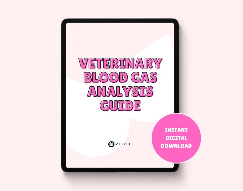Veterinary Blood Gas Analysis Guide (digital Download) - Etsy