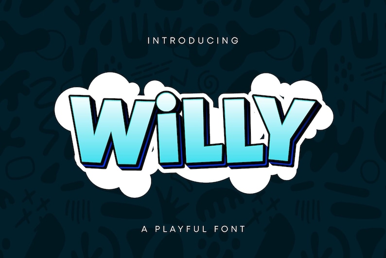 Toy Story Font - Willy Pro & Rumble Pro TTF OTF - Etsy
