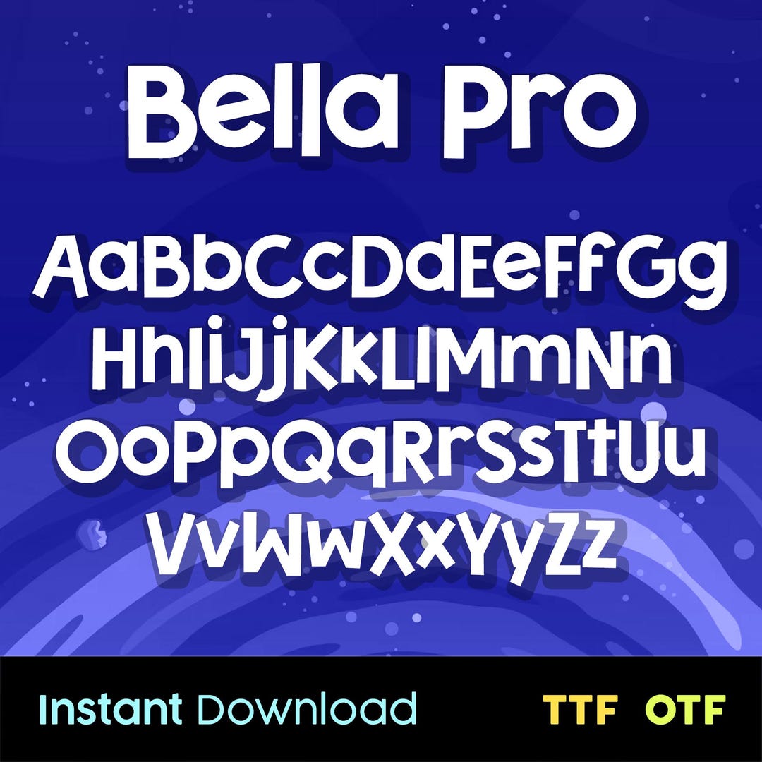 Bella Pro Font - TTF OTF - Etsy