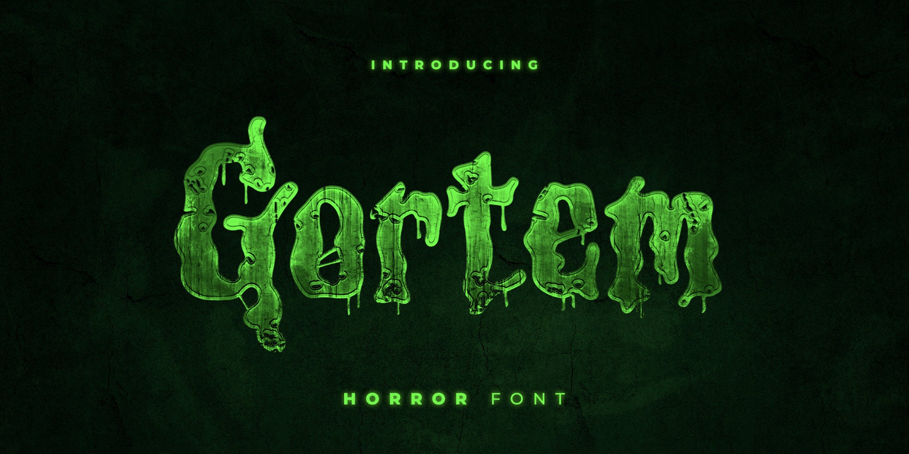 Goosebumps Font - Gortem Pro TTF - Etsy