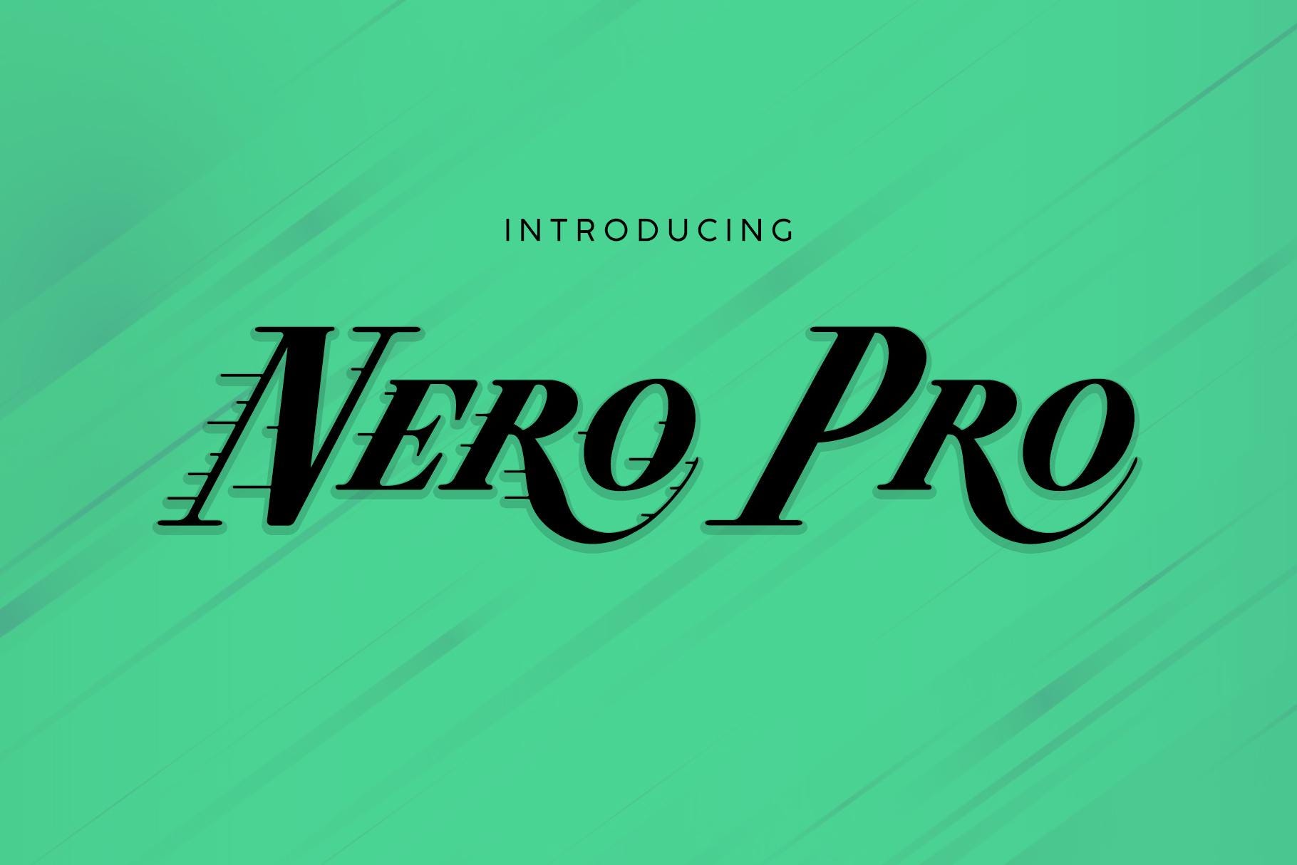 Nero Pro Font TTF OTF - Etsy